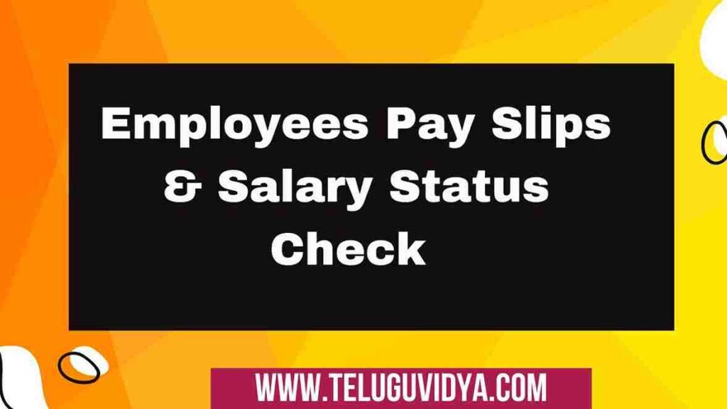 AP Employees Pay Slip & Salary Status Check | AP Employee Payslip ...