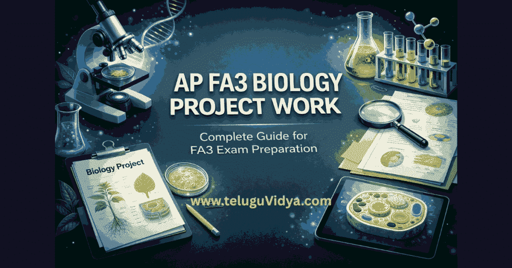 AP FA3 Biology Project Work 2026 – Powerful Guide for FA3 Exam Prep ...