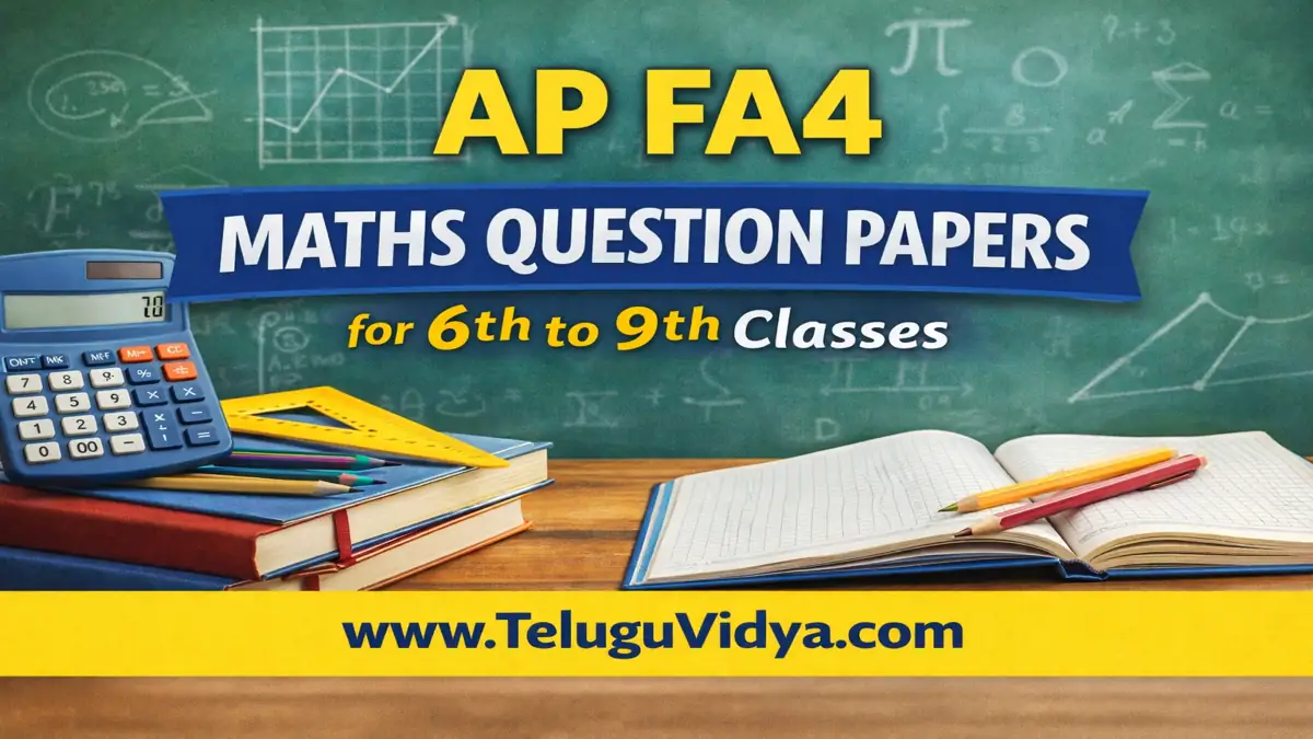 AP FA4 Maths Question Papers 2026 – Free Download (6th to 9th Class ...